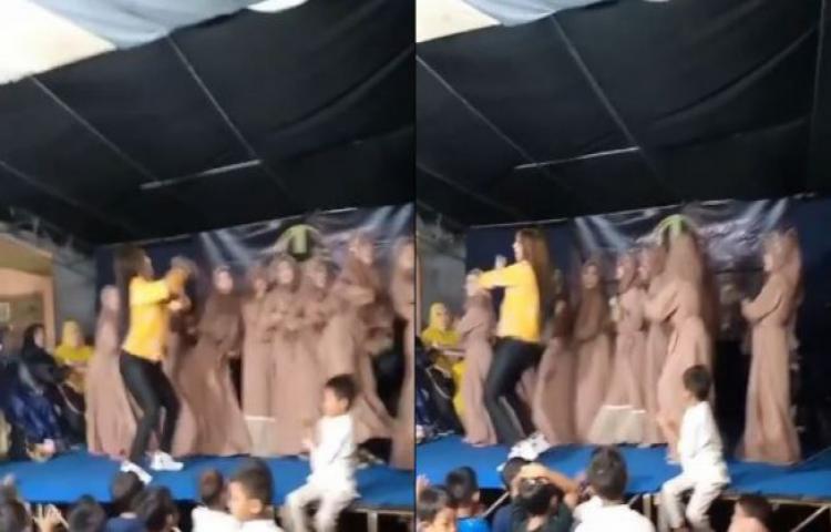 Viral Video Sekumpulan Wanita Asyik Joget Pargoy di Panggung ... Viral Video Sekumpulan Wanita Asyik Joget Pargoy di Panggung ...